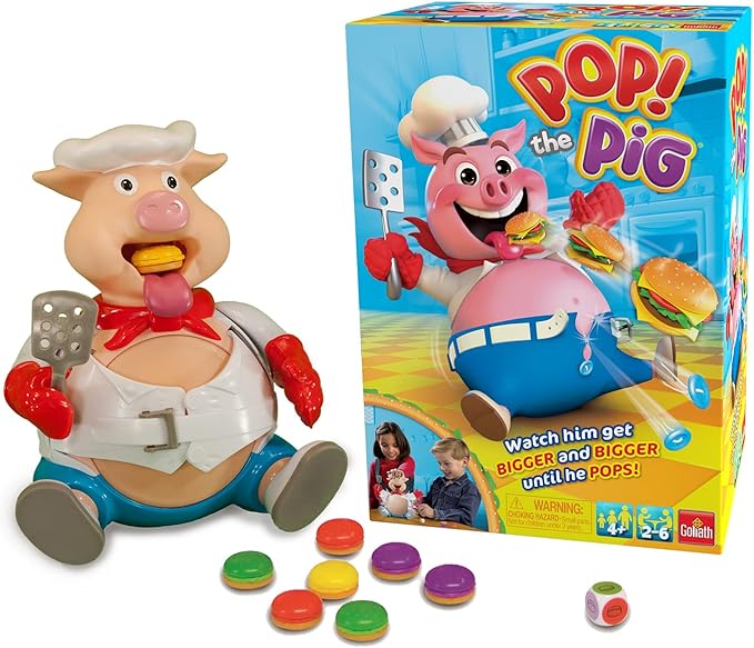 Pop The Pig (Bigger & Better) w/Greedy Granny Old Maid Card Game by Go